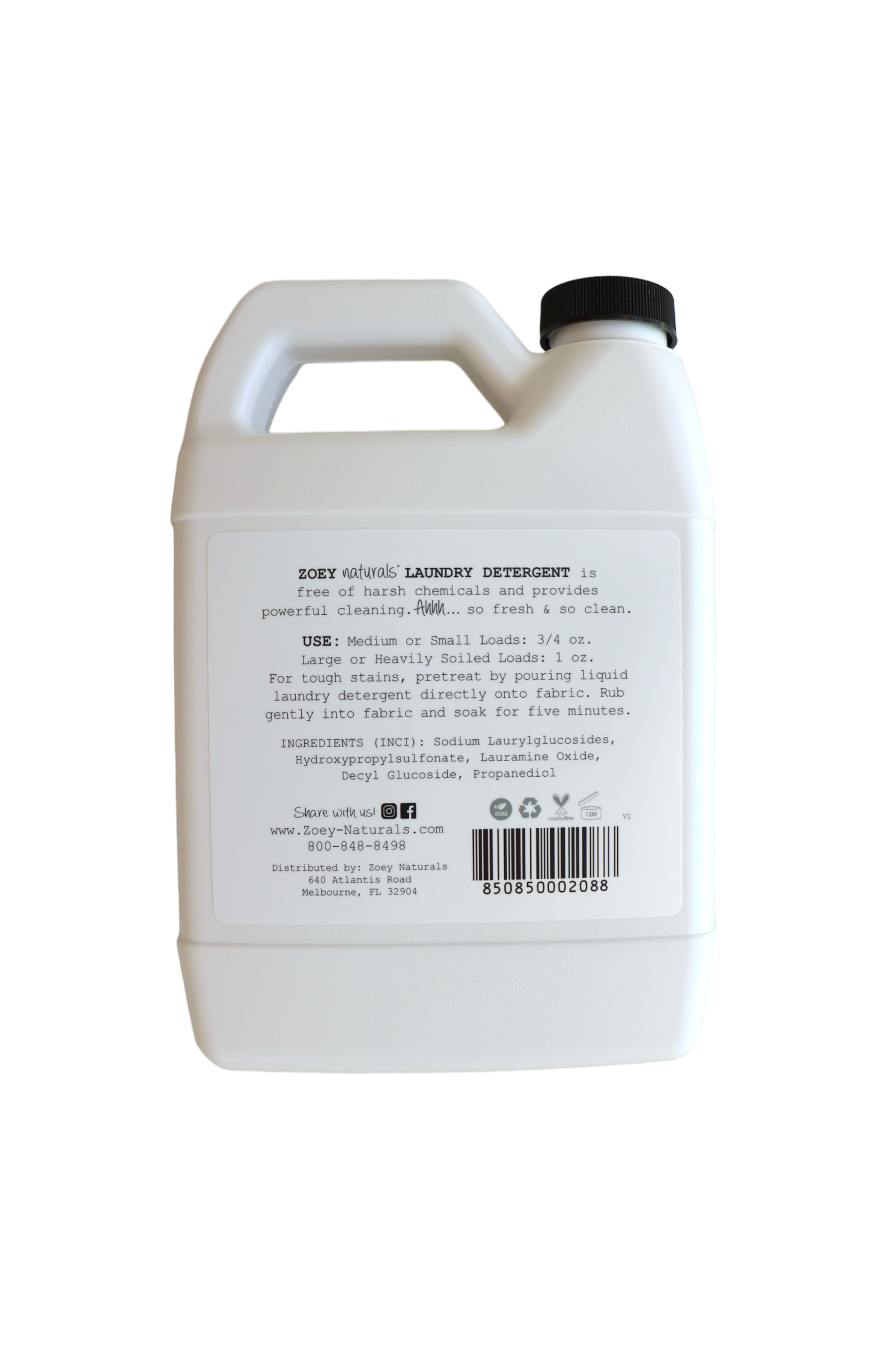 Free & Clean Laundry Detergent – Zoey Naturals